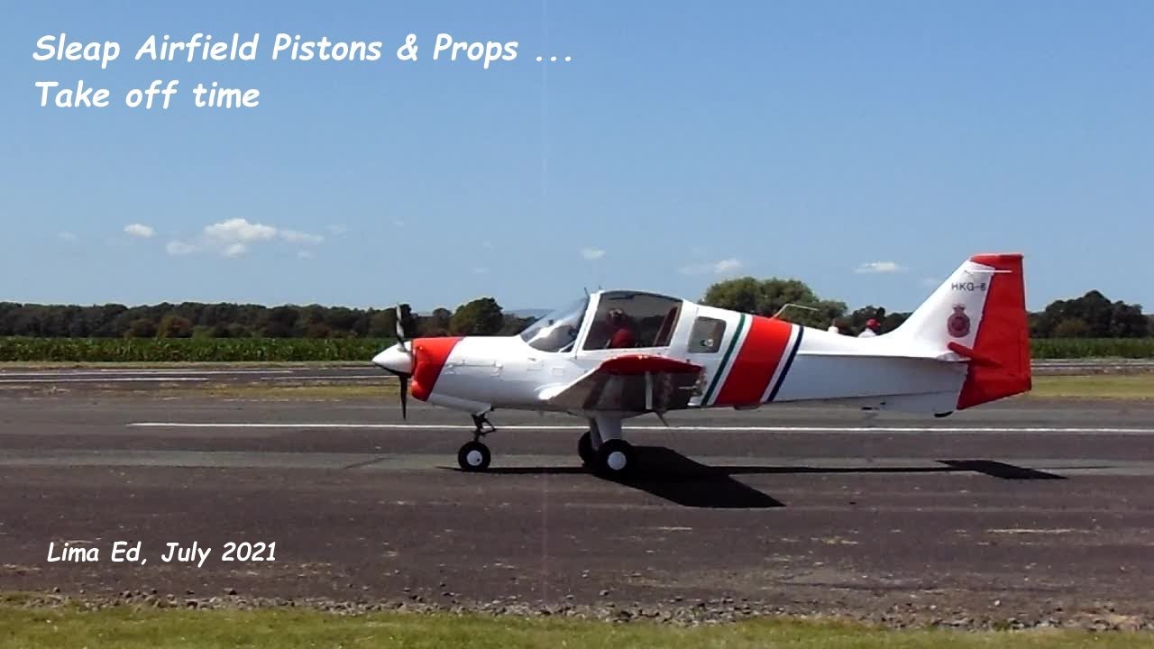Sleap Airfield Take Off Time - YouTube