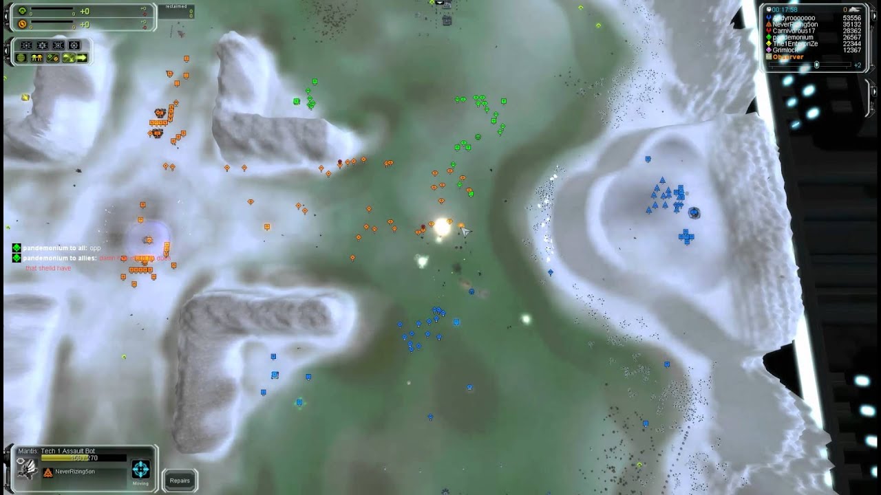 Supcom FA. 3v3 Aeon takes over - YouTube