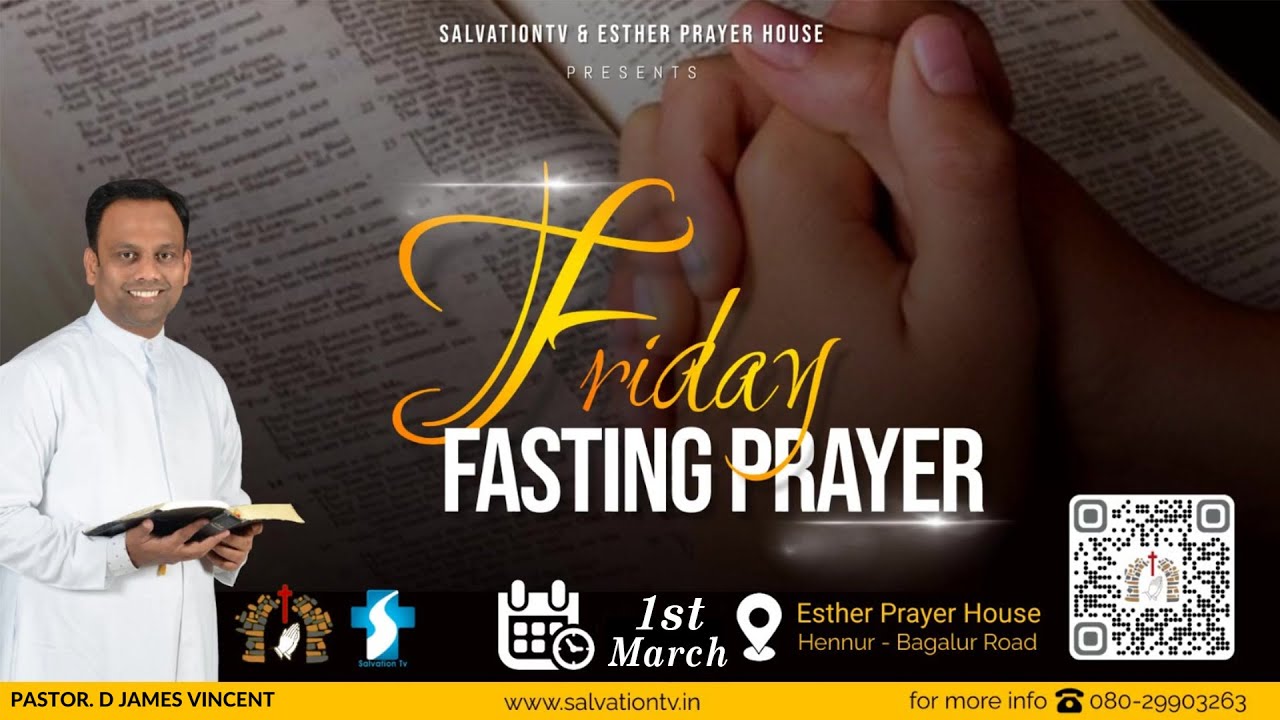FRIDAY FASTING PRAYER LIVE | 01.03.2024 | MESSAGE BY BROTHER ...