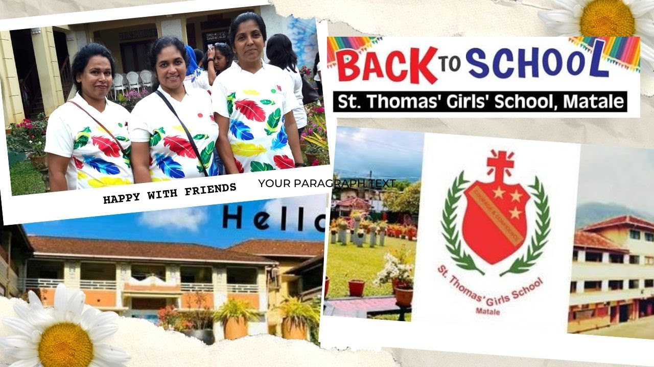Vlog 31 - My School ( STG ) Matale Back to School 2019 (STG) # ...