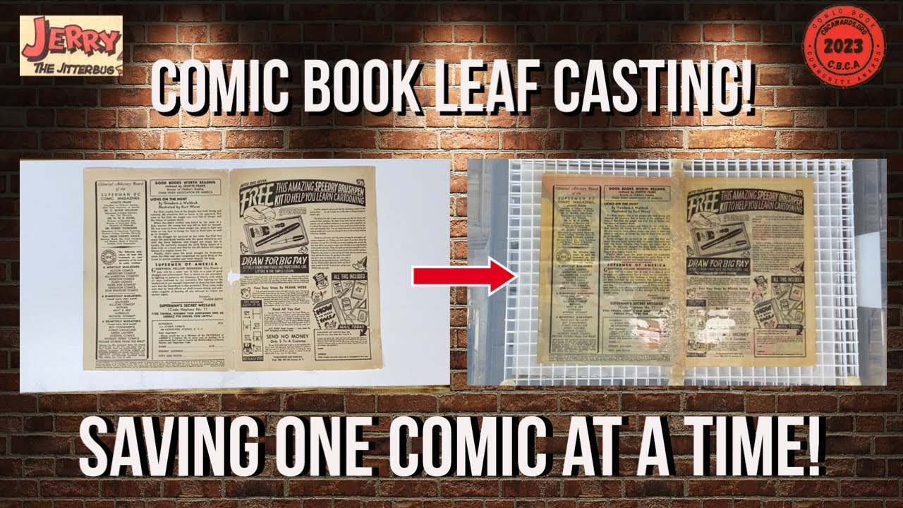 Comic Book Leaf Casting! Saving One Comic at a Time! Action Comics 63 ...