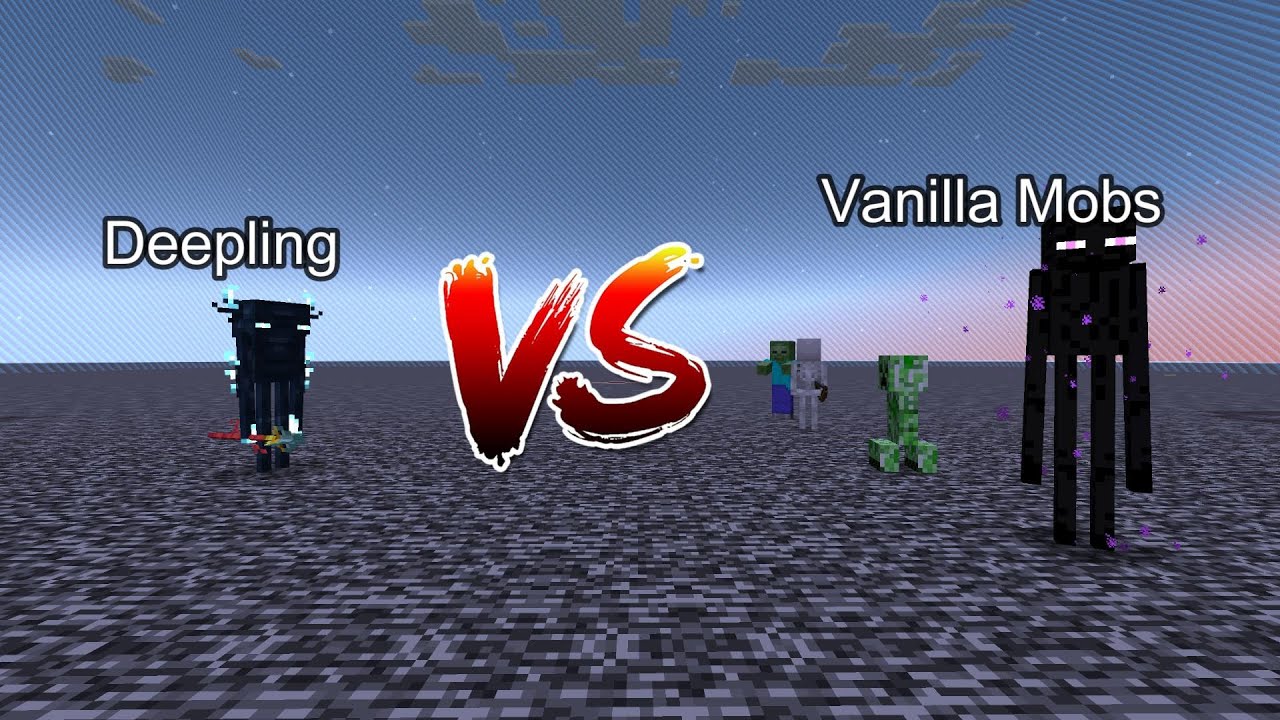 Deepling vs Vanilla Mobs Minecraft Mob Battle - YouTube