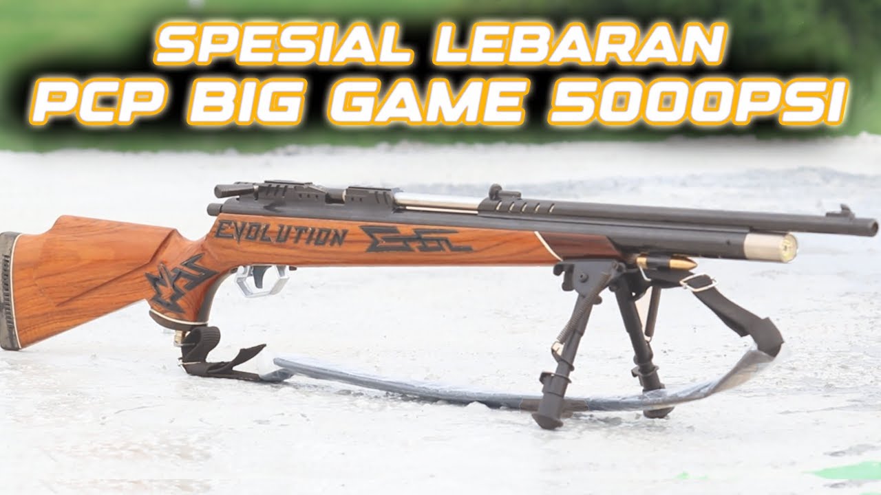 [ SPESIAL ] SENAPAN PCP BIG GAME 5000 PSI EVOLUTION | PCP BIG GAME ...