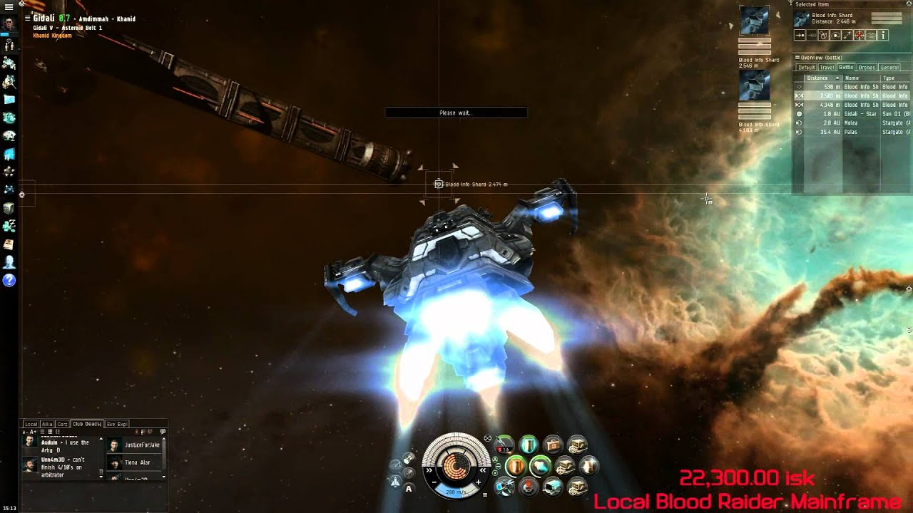 Eve Online Lets Play #001: Local Blood Raider MainFrame - YouTube