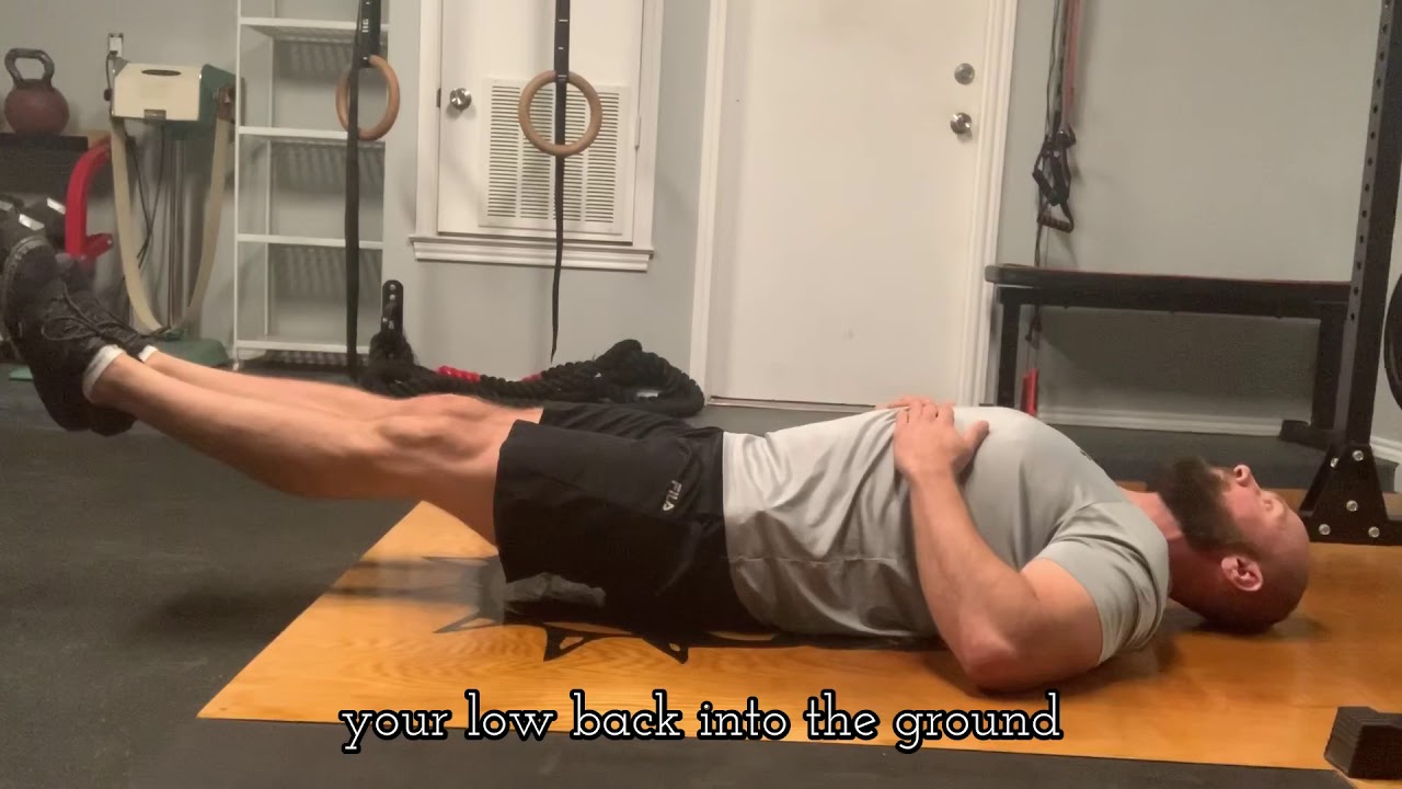 Leg Raise Hold - YouTube