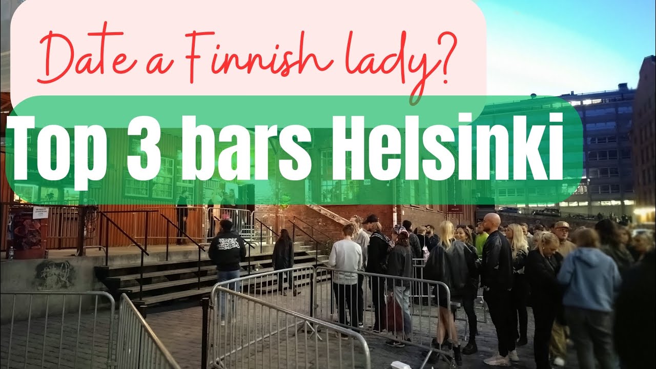 Top 3 Bars in Helsinki on a Saturday nightlife - YouTube