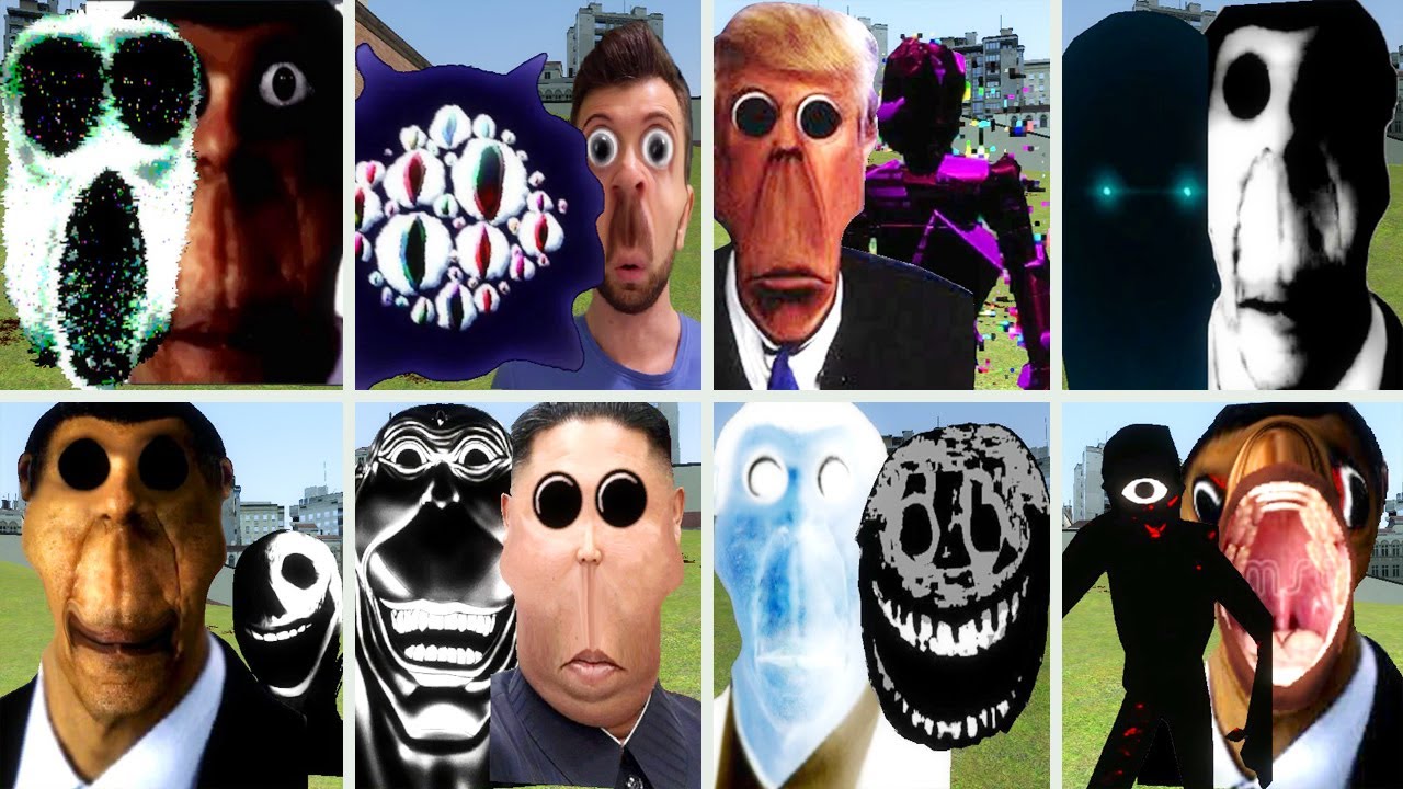 OBUNGA NEXTBOTS VS ROBLOX NIGHTMARE !! IN GARRY'S MOD - YouTube