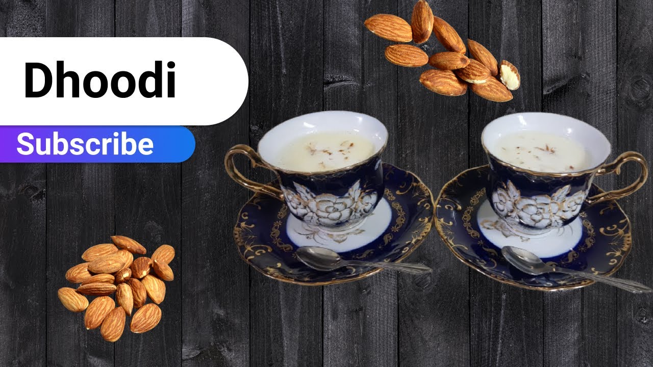 Dhoodi | milk with almond and poppy seed| Best Home Remedy For Flu ...