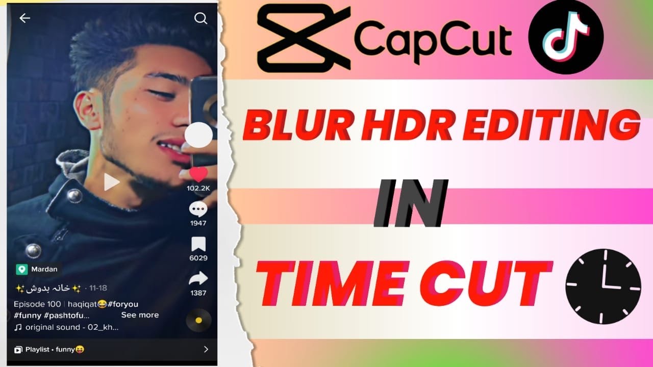 TimeCut CapCut HDR Blur Editing | TimeCut Tutorials | CapCut+TimeCut - YouTube