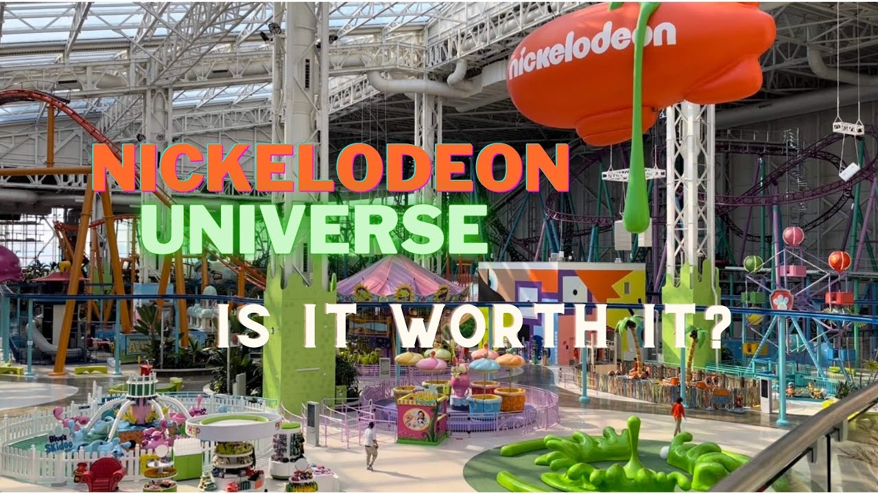 NICKELODEON UNIVERSE INDOOR THEME PARK - AMERICAN DREAM - NEW JERSEY ...