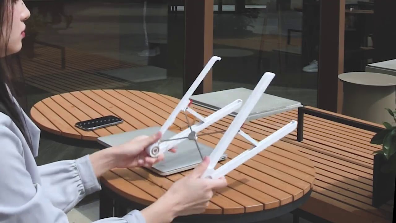 X1 Portable Laptop Stand, Foldable Tablet Riser, Adjustable Height ...