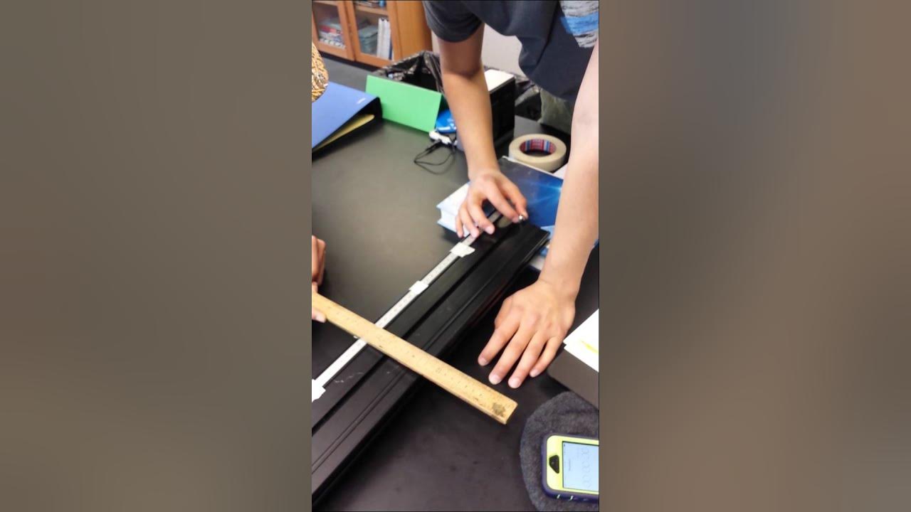 Lab #2 marble acceleration physics 101 room 3.65 - YouTube