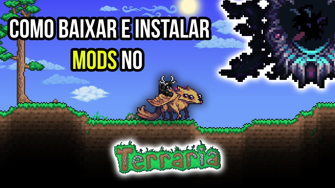COMO BAIXAR E INSTALAR MODS NO TERRARIA - YouTube