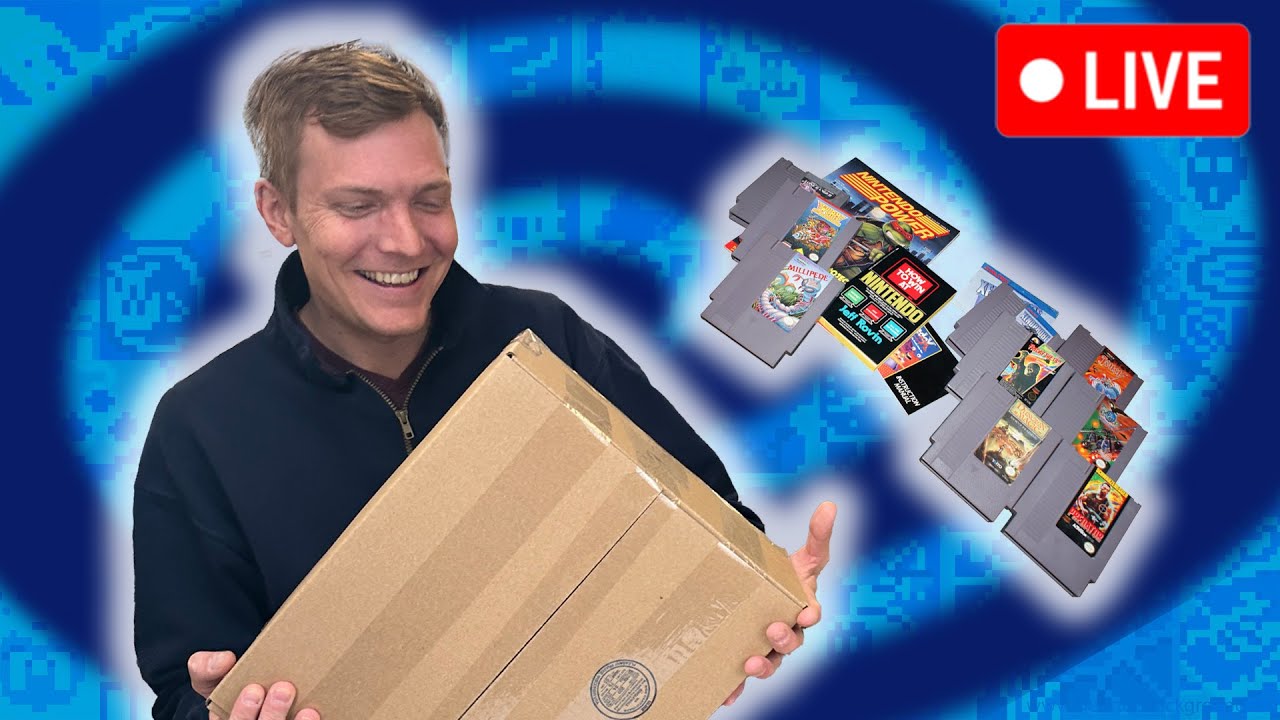 Live Retro Unboxing Happening Right Now!!! - YouTube