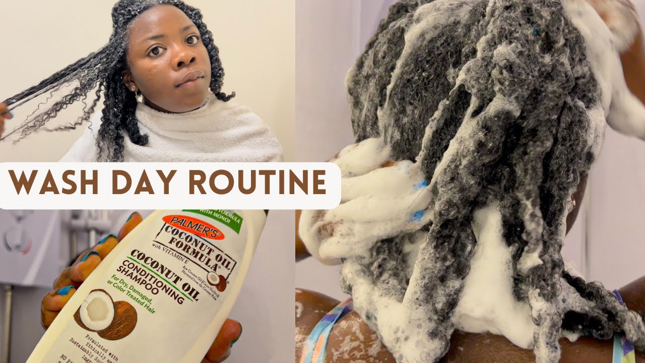 NATURAL HAIR WASH DAY ROUTINES | COMPLETE WASH DAY ROUTINE | WASH DAY ...