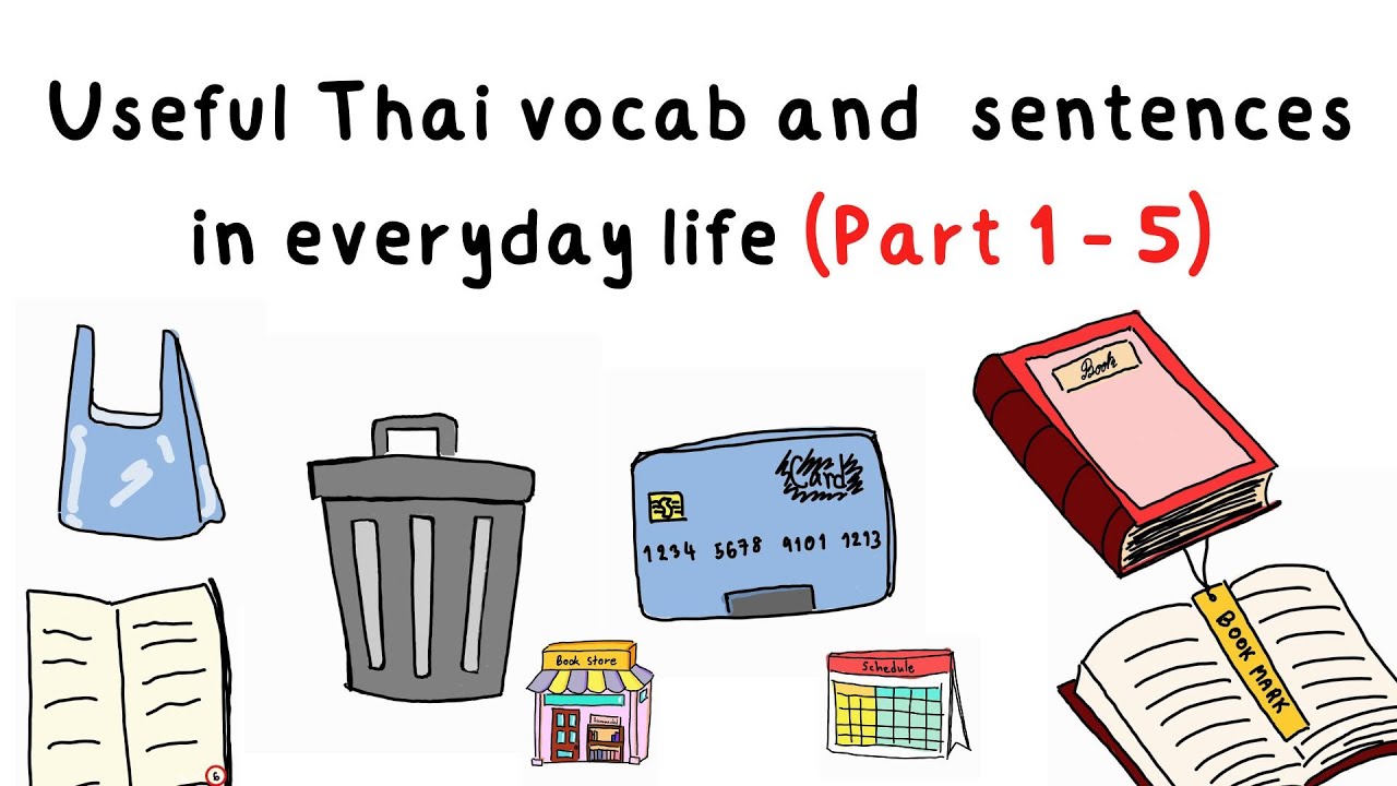 Part 1-5: Useful vocab and sentences in everyday life - YouTube