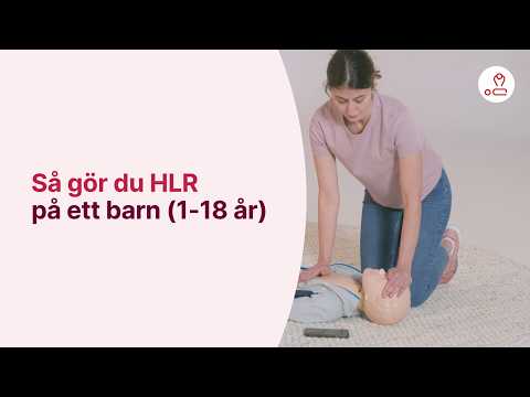 Så gör du HLR på ett barn mellan 1-18 år