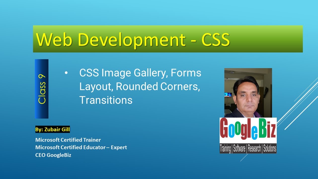 CSS, Image Gallery, Forms, Layout, Rounded Corners, Transitions - YouTube