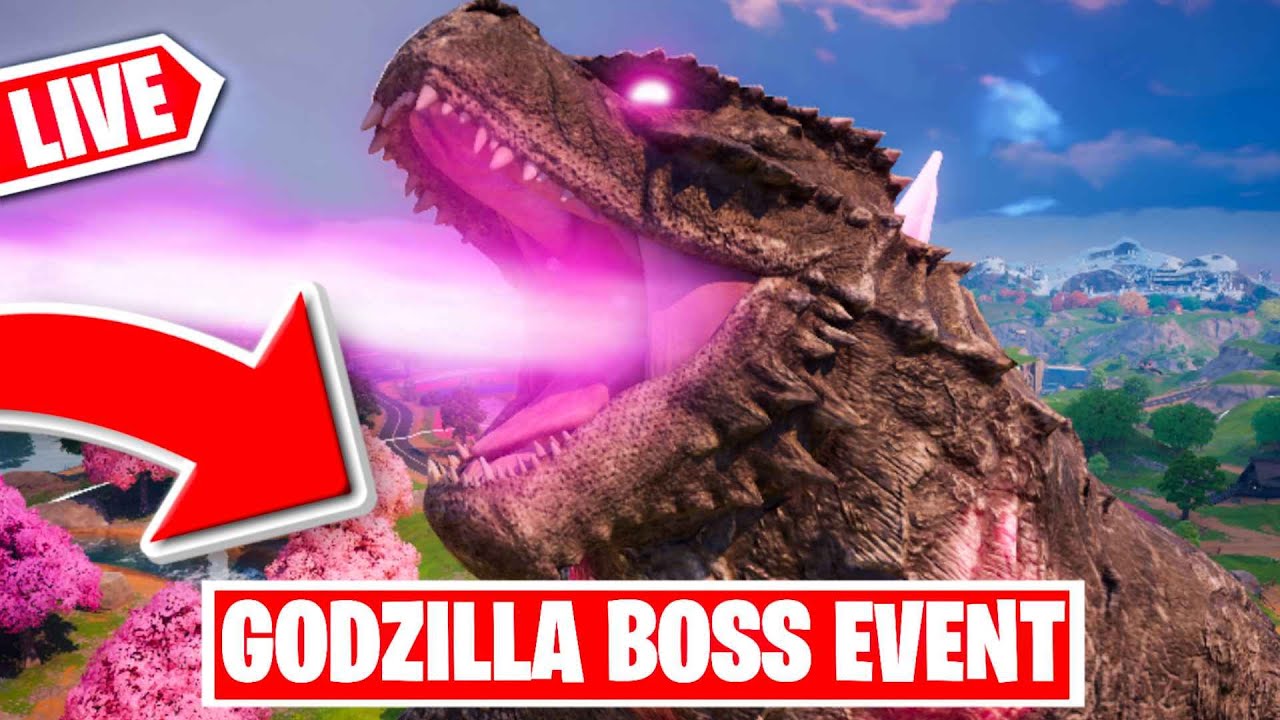 🔴 LIVE! Godzilla EVENT in FORTNITE | 280 Crown Wins | Playing with ...