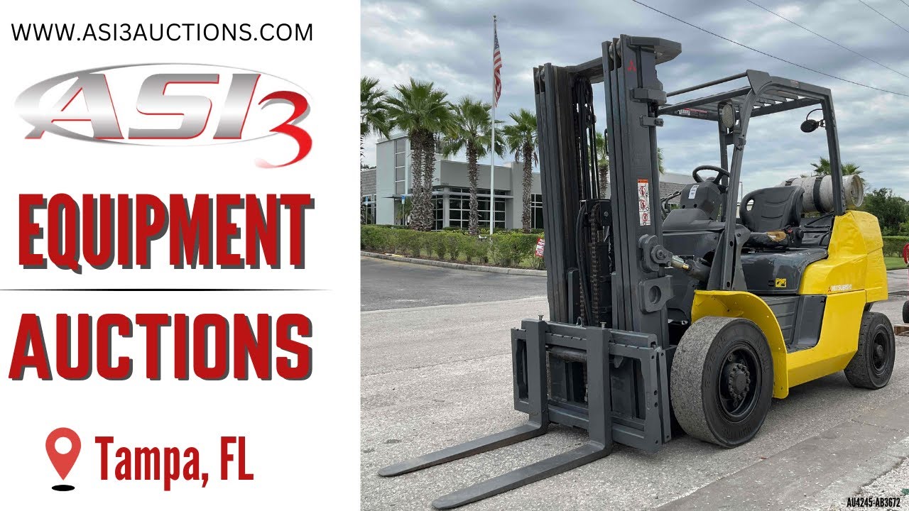 🔥Mitsubishi Forklift FG40N1 – Up for Auction! - YouTube