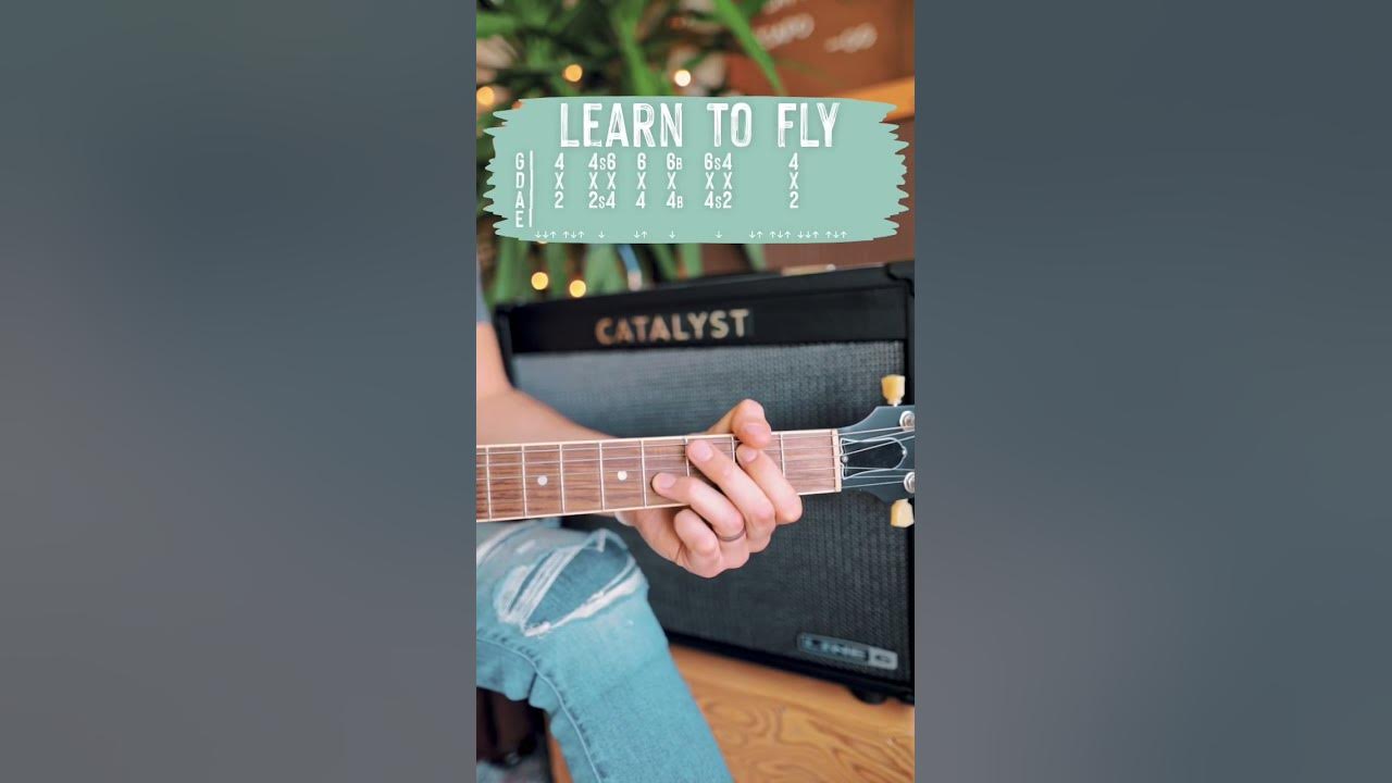 Learn To Fly Foo Fighters Guitar Tutorial Learn To Fly Guitar Lesson