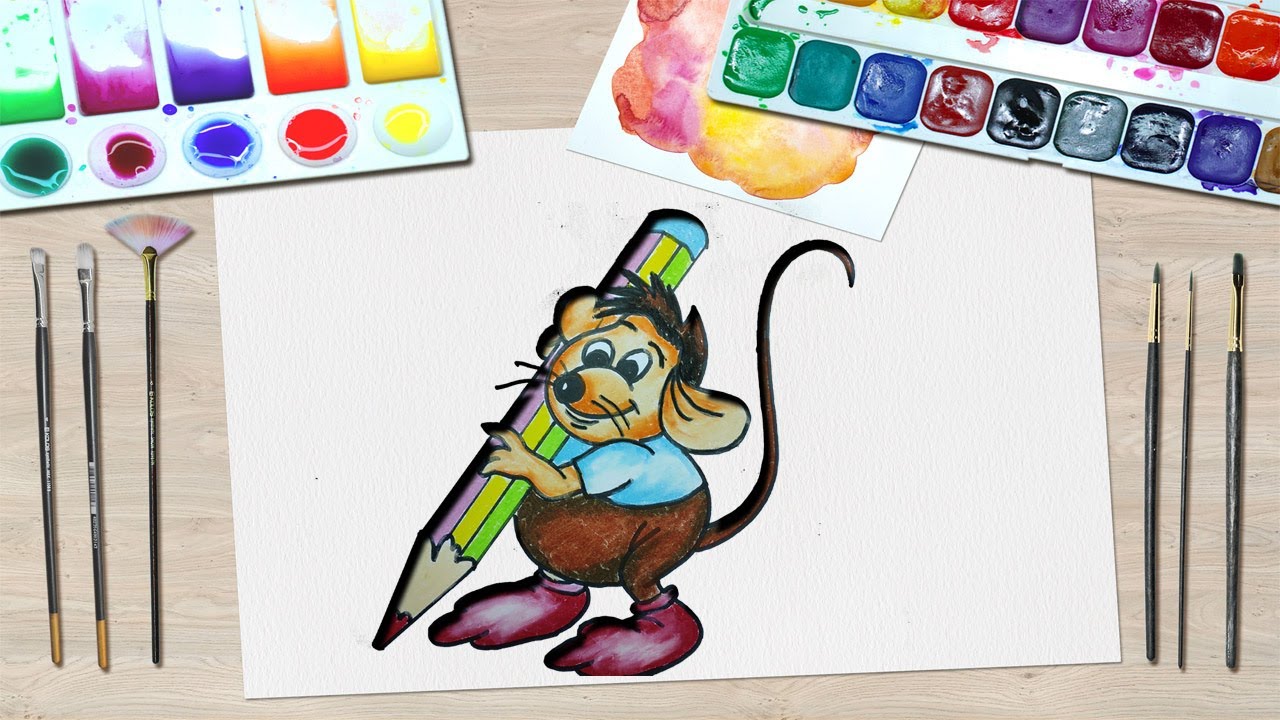 How To Draw Cartoon Character Step By Step For Kids Easy Drawing Lesson ...