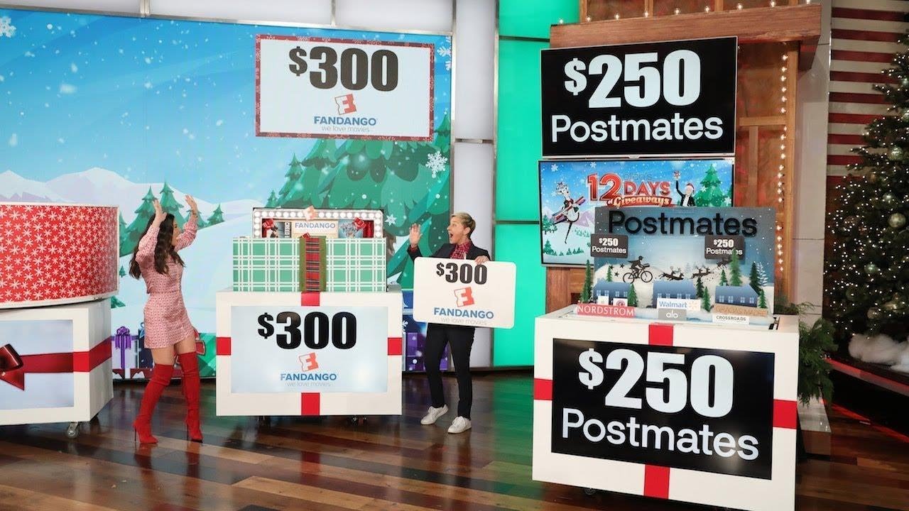 Ellen Calls on Virtual Assistant Olivia Munn to Help Out with Day 11 of 12 Days - YouTube