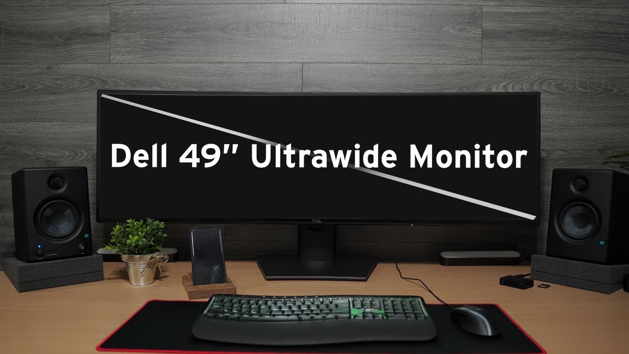 Unboxing The Massive Dell 49 Inch Ultrawide - YouTube