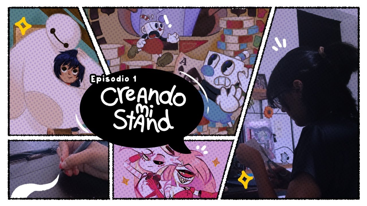 "CREANDO MI STAND"💜Episodio 1 | Organizando ideas, ilustrando y cotizando📎 - YouTube