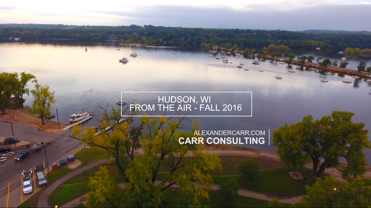 Hudson, WI - From The Air - Fall 2016 - YouTube