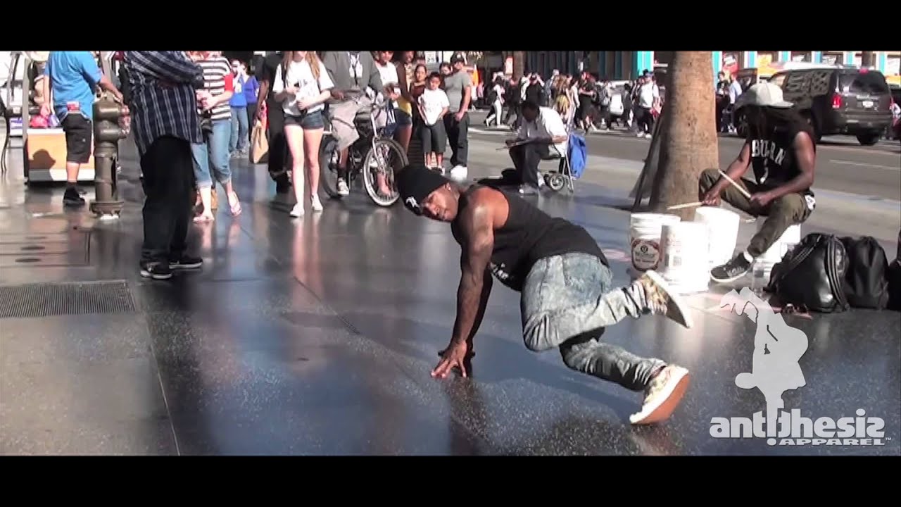 bboy machine hollywood freestyle - Antithesis Apparel - YouTube