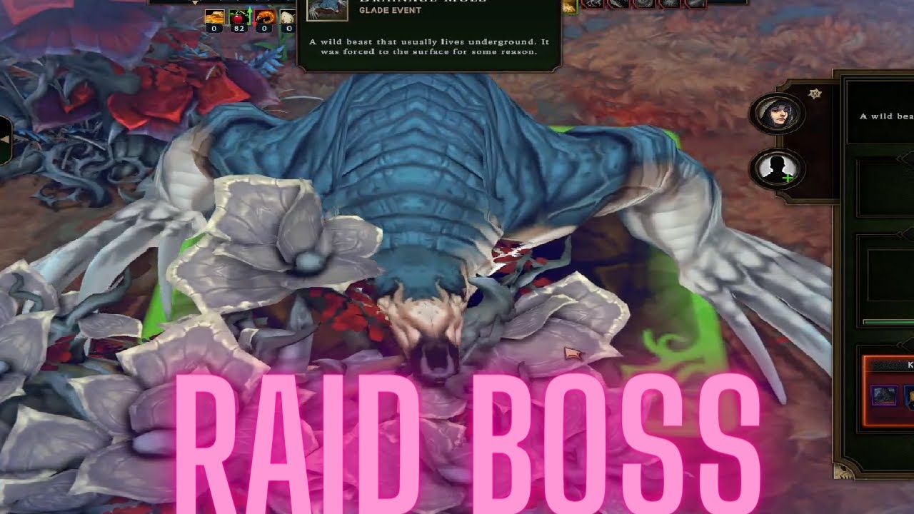 Against the Storm Viceroy GIANT MOLE RAID BOSS Archaeological DRAGON ...