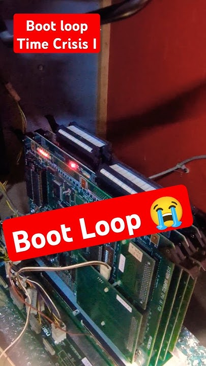 Boot Loop Arcade Time Crisis 1 #retrogaming - YouTube