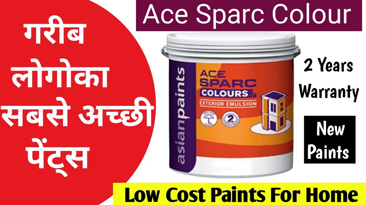 Asian Paints Ace Sparc Colours | Asian Low Budget Paints - YouTube
