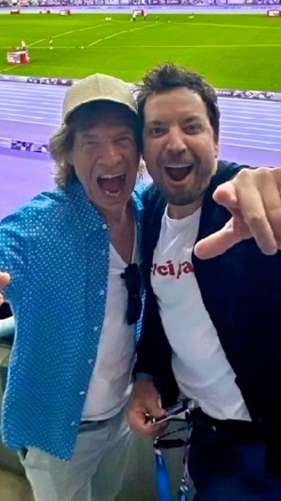 Jimmy Fallon & Mick Jagger's Paris Olympics Hangout! #parisolympics ...