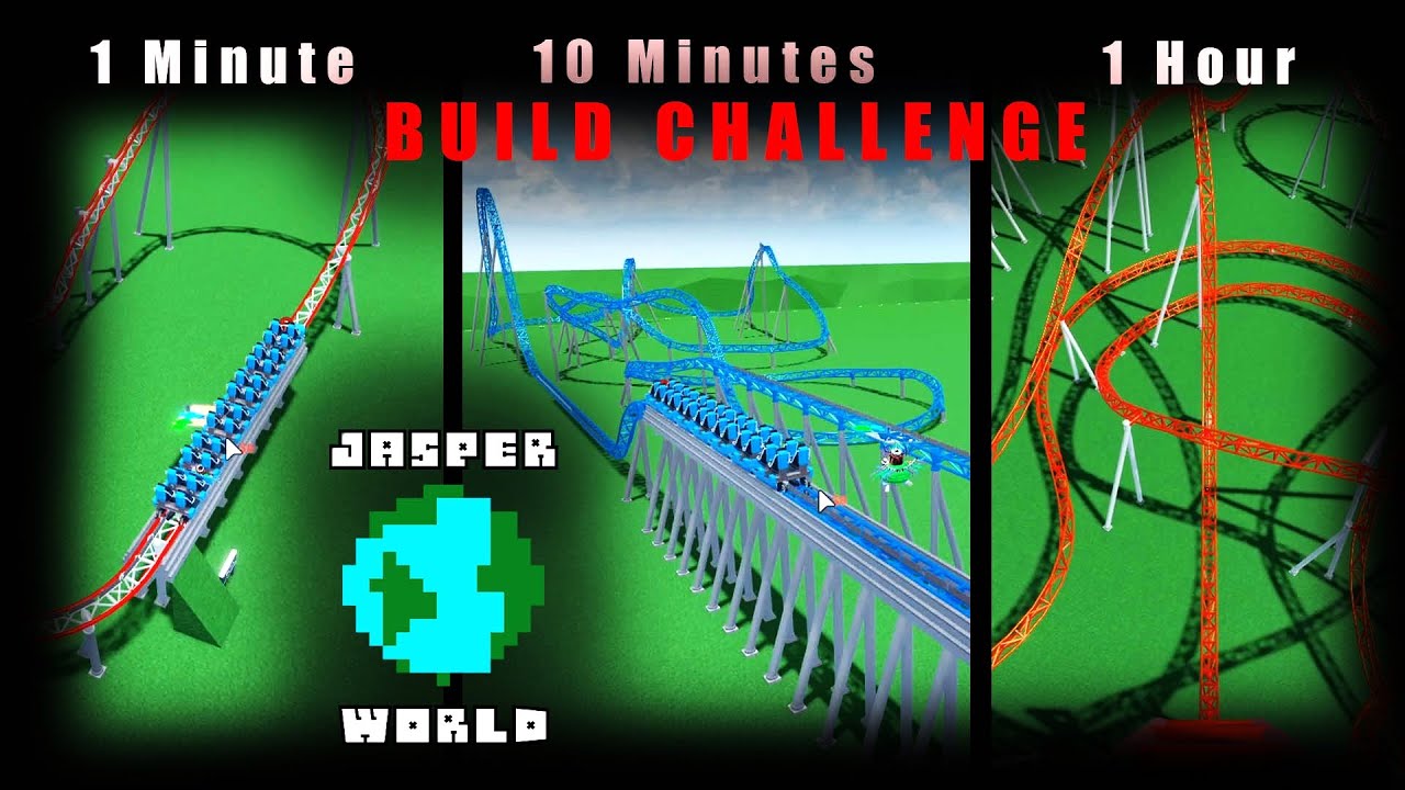Building the Multi Launch Coaster in 1 Minute, 10 Minutes and 1 HOUR ...