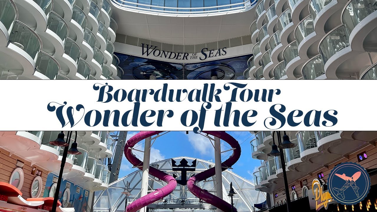 Wonder of the Seas | Royal Caribbean | Boardwalk Neighborhood Tour ...