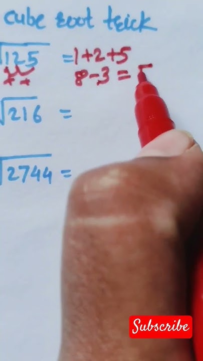 math tricks for fast calculation | cube root trick👍#mathematics #shorts#viral#trading - YouTube