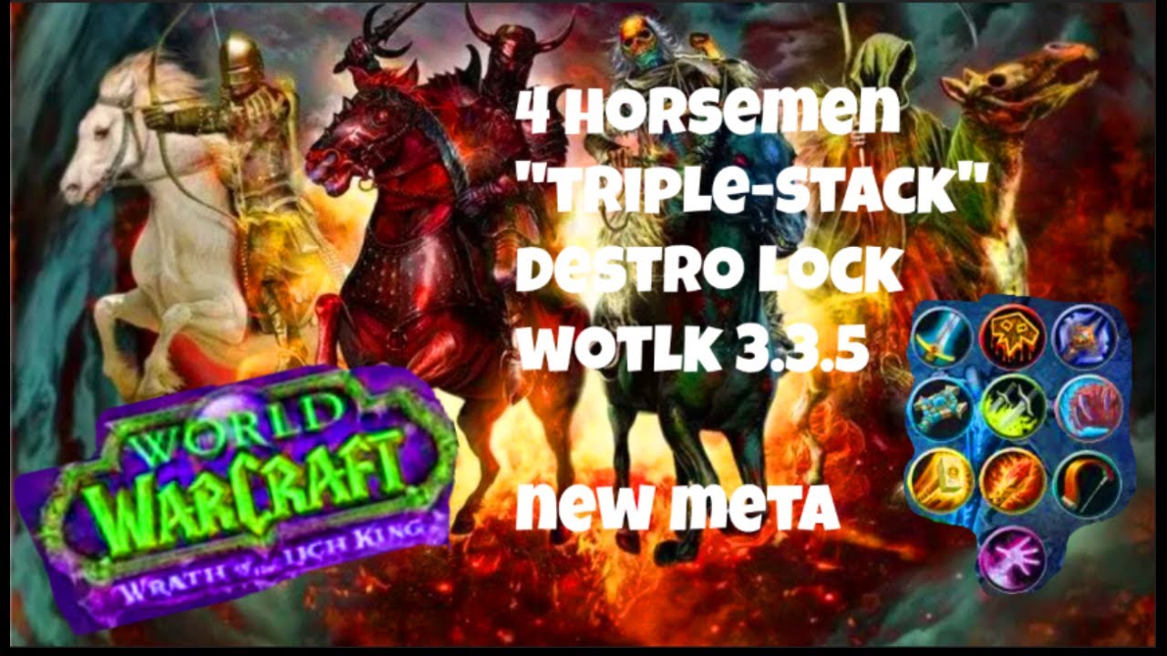 3.3.5 Destruction Warlock "Triple Stacked" AOE Blast WOTLK Classic ...