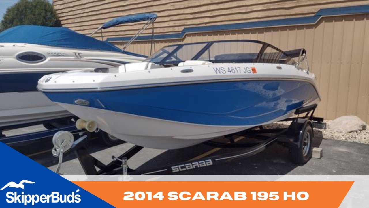 2014 Scarab 195 HO Jet Boat Tour SkipperBud's - YouTube
