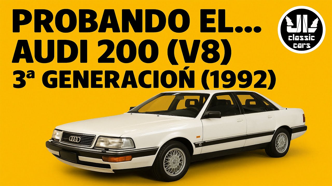 Probando el... Audi 200 (V8) 3ª Generación (1992) - YouTube