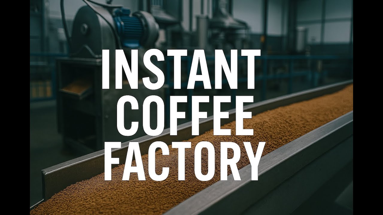This Is How Factories Make Instant Coffe - Factory process - YouTube