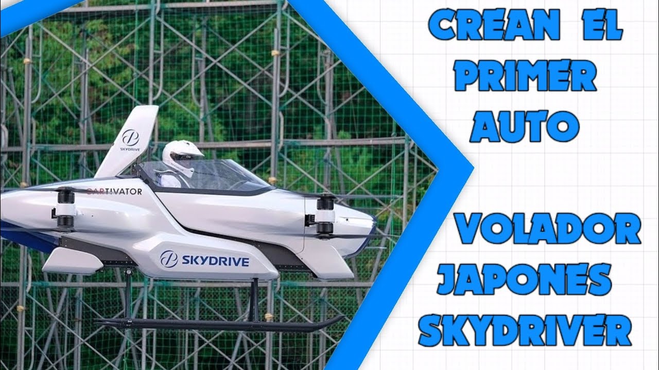 Inventan el Primer AUTO VOLADOR Japonés en SkyDriver - YouTube
