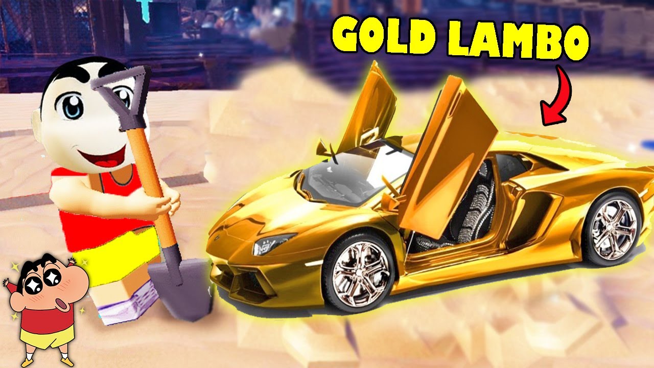 DIGGING FOR THE MOST RARE TREASURE ITEM in DIG IT ROBLOX with SHINCHAN ...