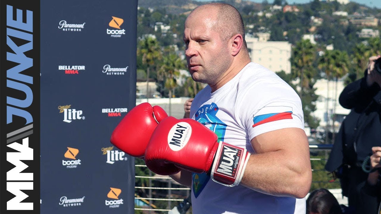 Bellator 214: Fedor Emelianenko open workout - YouTube