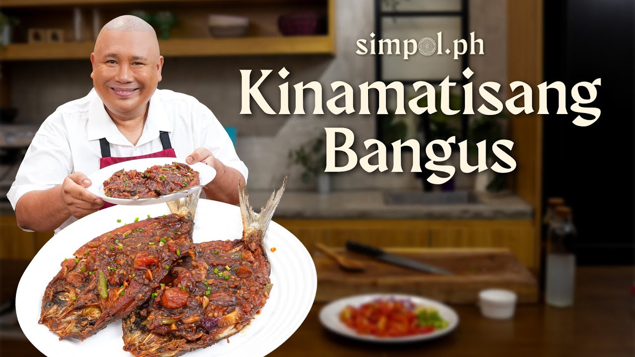 Kinamatisang Bangus Recipe | Fried Milkfish in Soy-Tomato Sauce | Easy ...