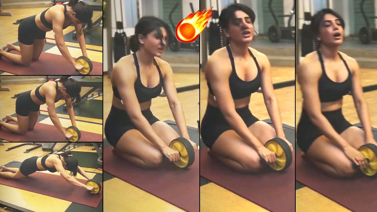 Samantha Gym Workout Video 🔥💥 | Actress Samantha Doing Heavy GYM Workouts | Wall Post - YouTube