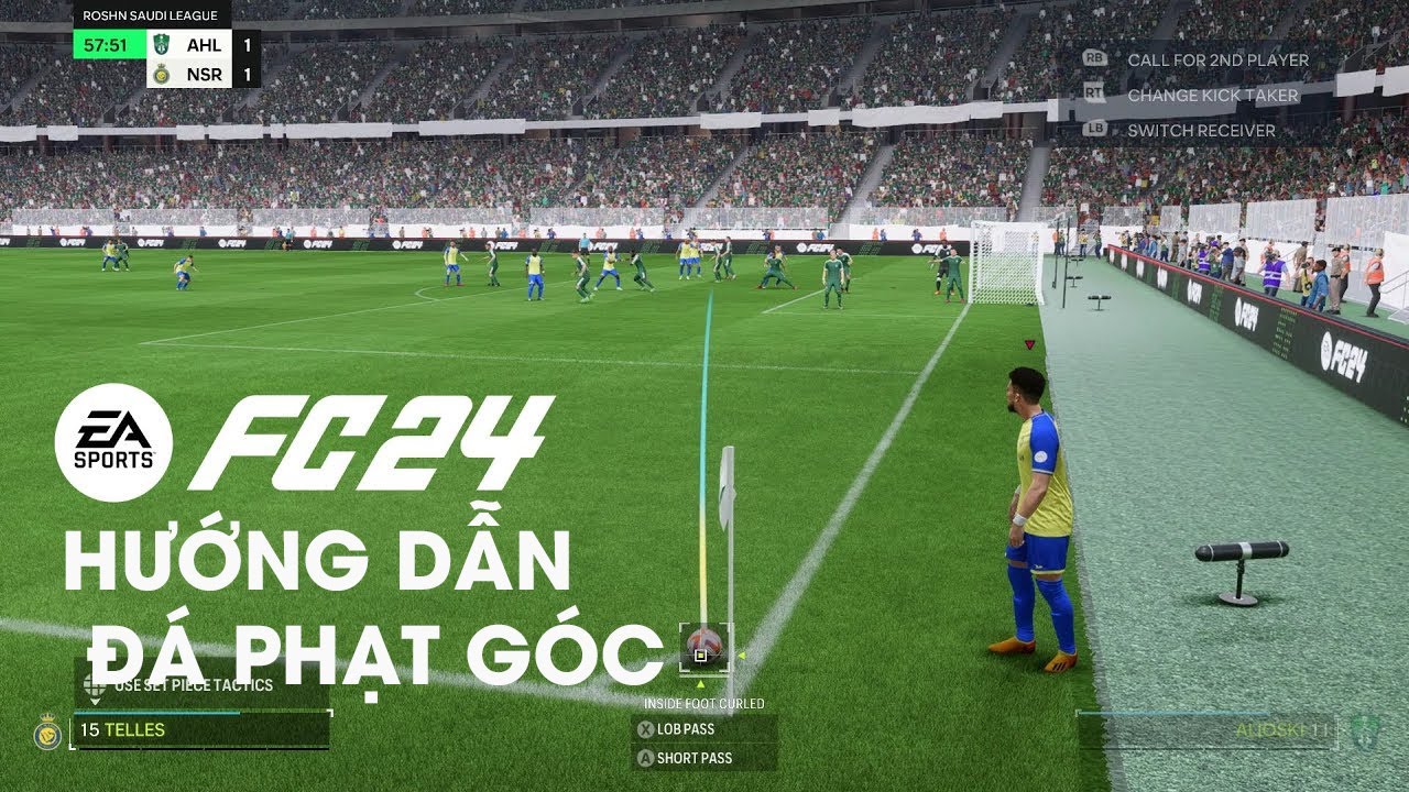 FC 24| HƯỚNG DẪN ĐÁ PHẠT GÓC TRONG FC 24 - YouTube