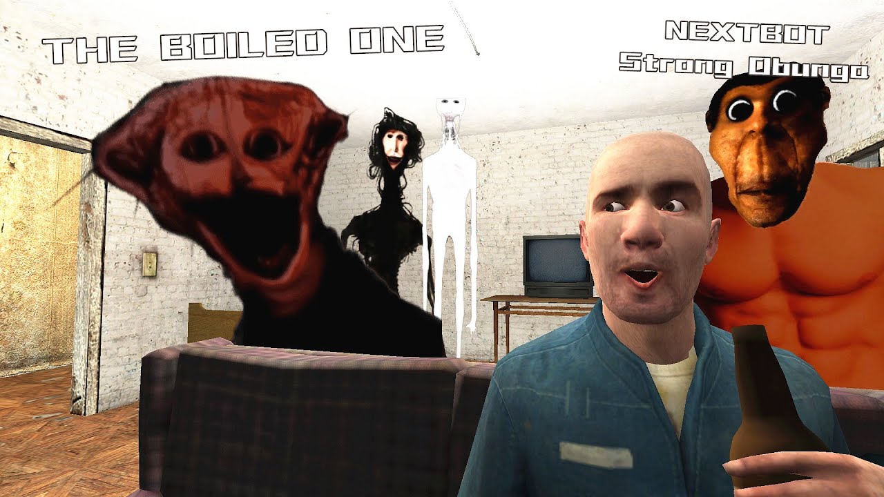 When NEXTBOT Strong Obunga meets THE BOILED ONE-(Garry's Mod Animation ...