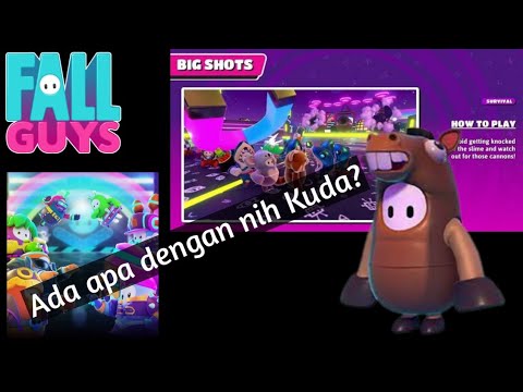 1 KUDA DIGANGBANG 3 ORANG - BIG SHOT | Fall Guys Ultimate Knockout